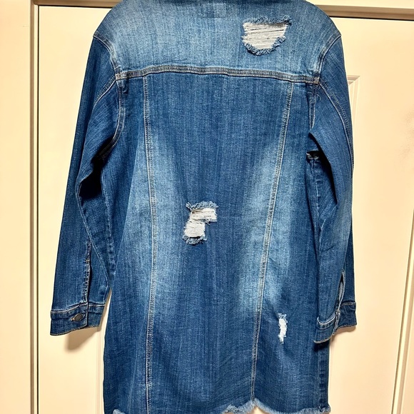 Judy Blue | Jackets & Coats | Judy Blue Distressed Button Up Denim ...